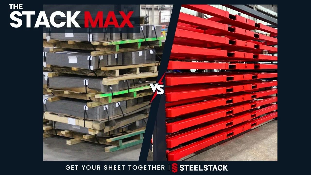 Sheet Metal Storage Racks Solve Floor Space Problems