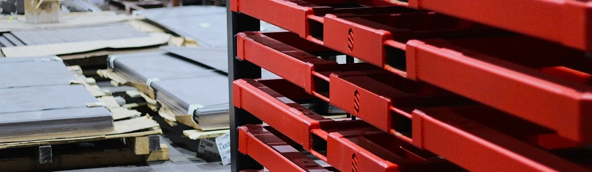 Sheet Metal Storage Racks Solve Floor Space Problems