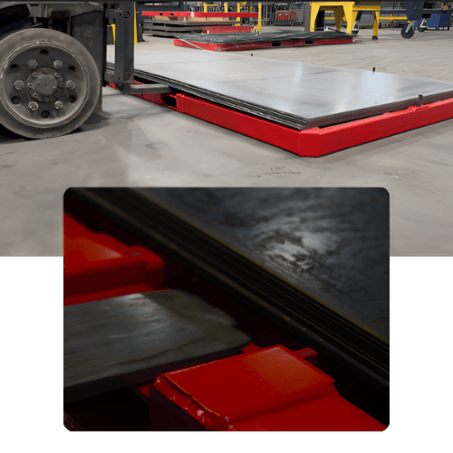Sheet Metal Storage Racks Solve Floor Space Problems