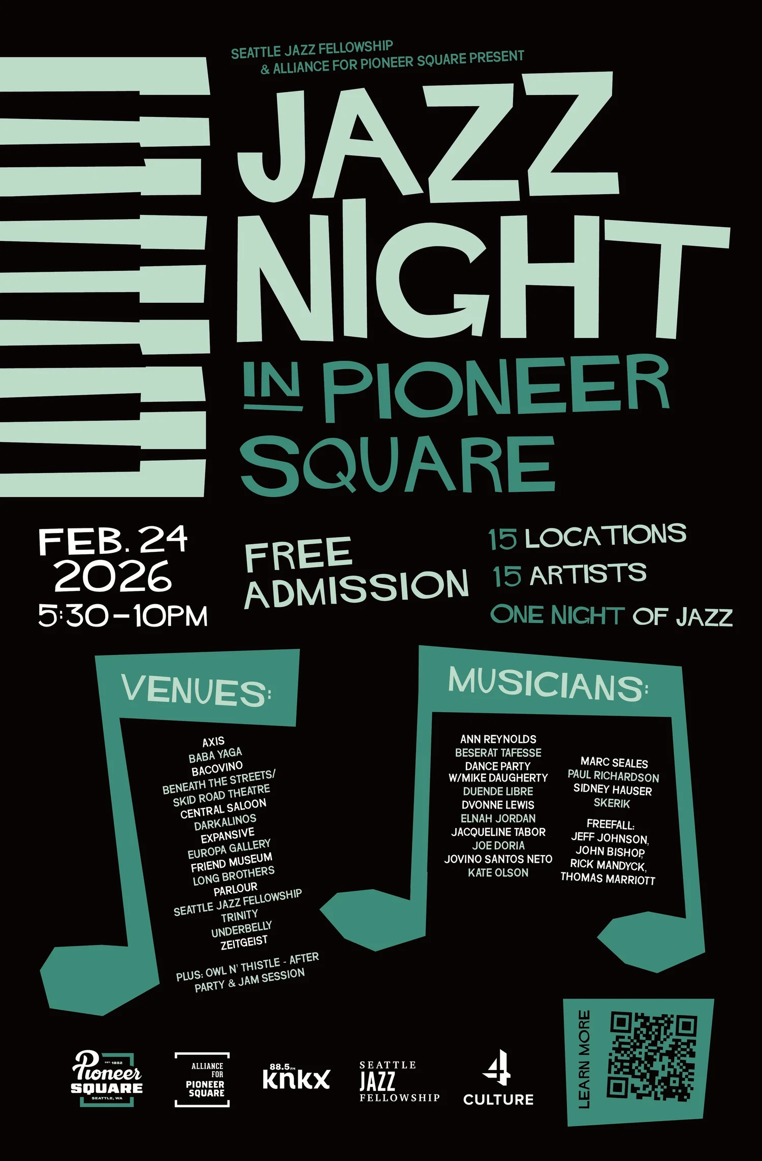 Jazz Night In Pioneer Square — Seattle Jazz Fellowship