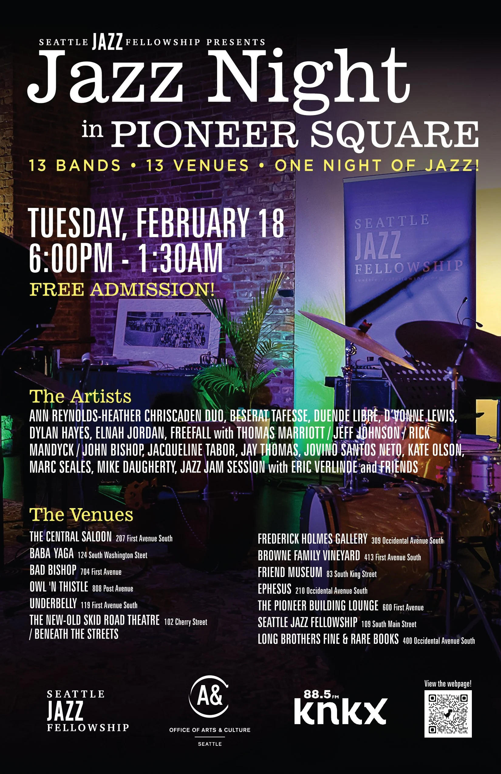 Jazz Night In Pioneer Square — Seattle Jazz Fellowship
