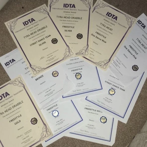 IDTA Examinations — Feet Beats