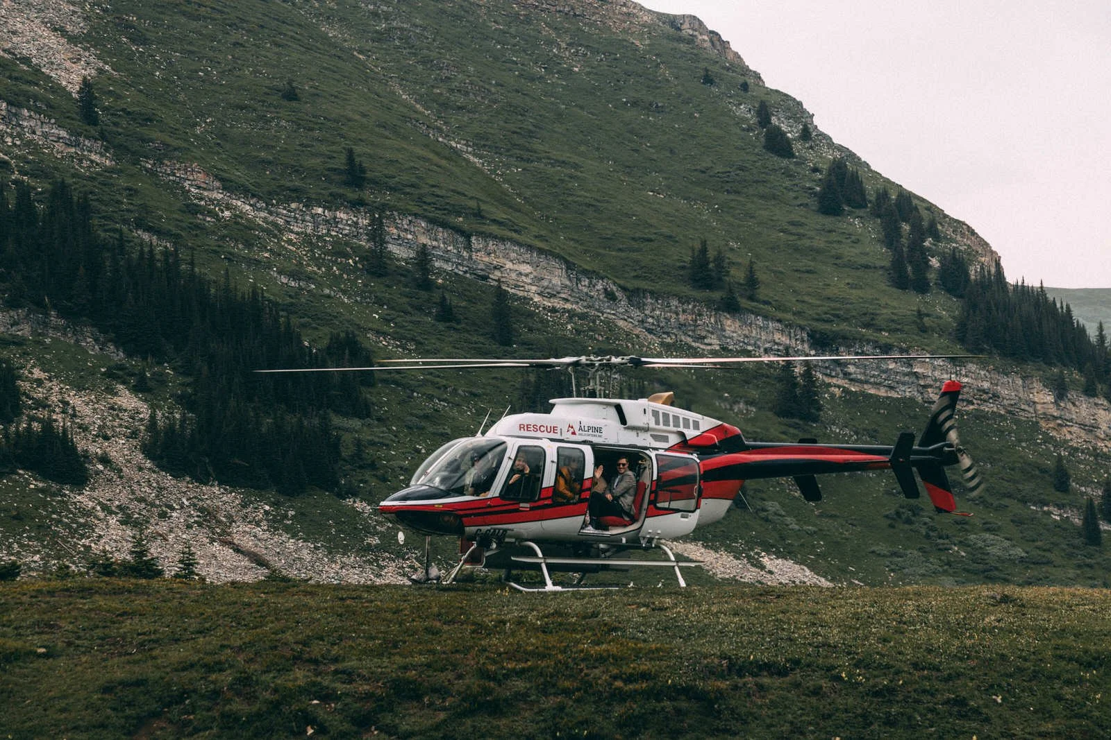 Banff Helicopter Elopement: A Unique Wedding Experience
