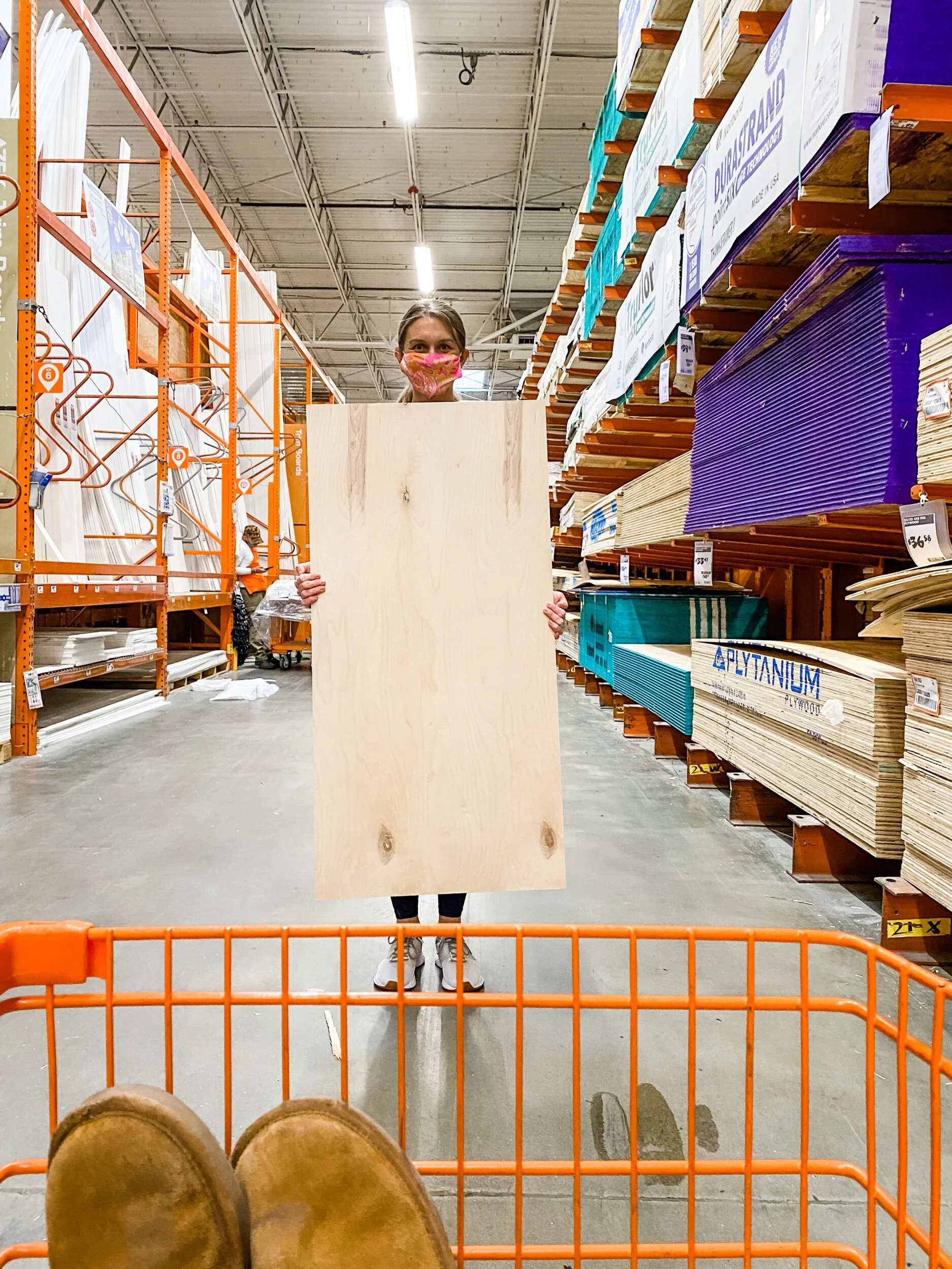 DIY MAPLE HERRINGBONE DESK — A Home's Journey