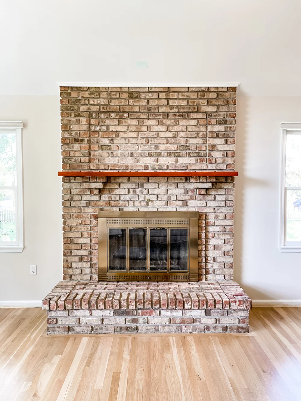 Brick Fireplace Makeover — A Home's Journey