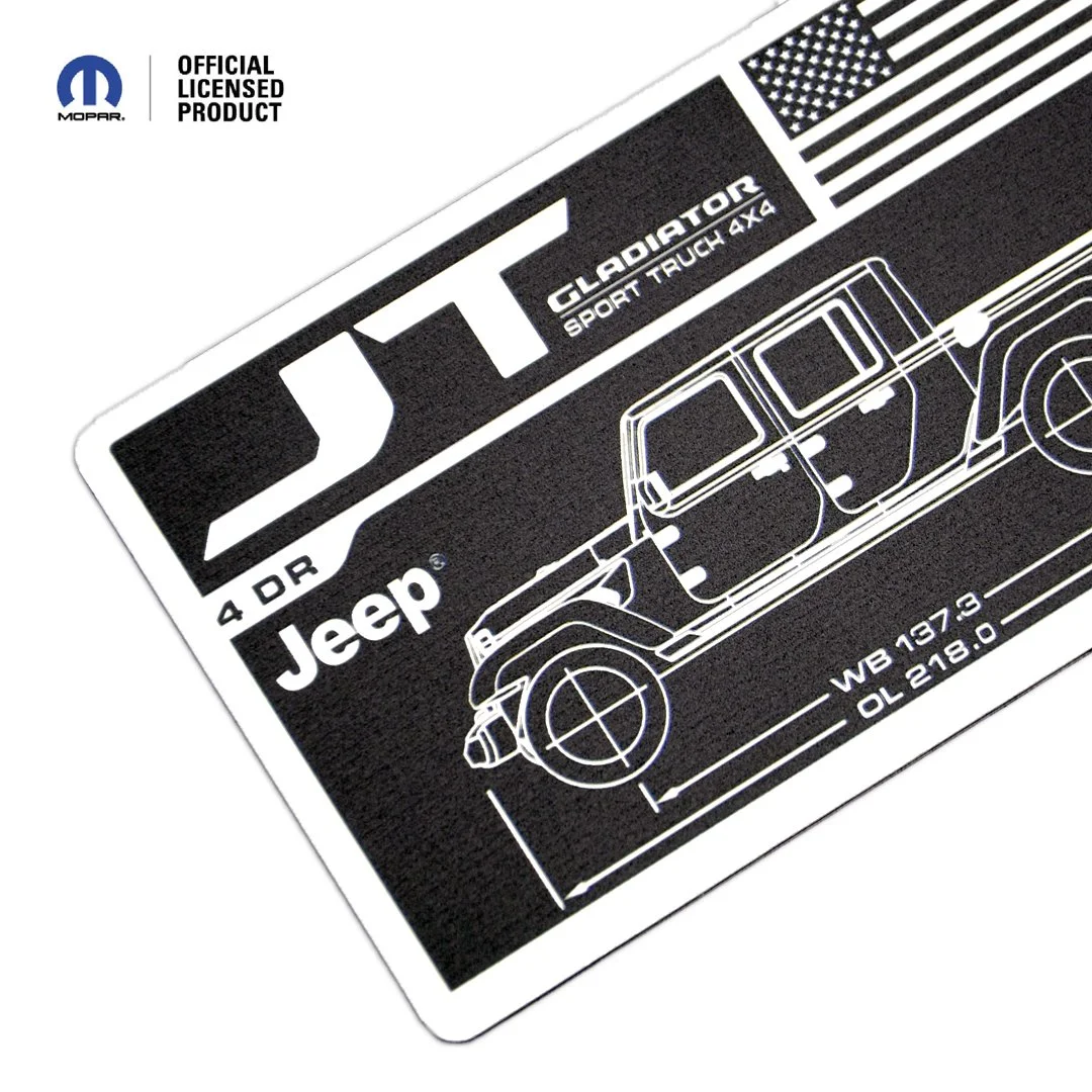 Gladiator JT -- Tailgate Lettering Kit — Azzy's Design Works