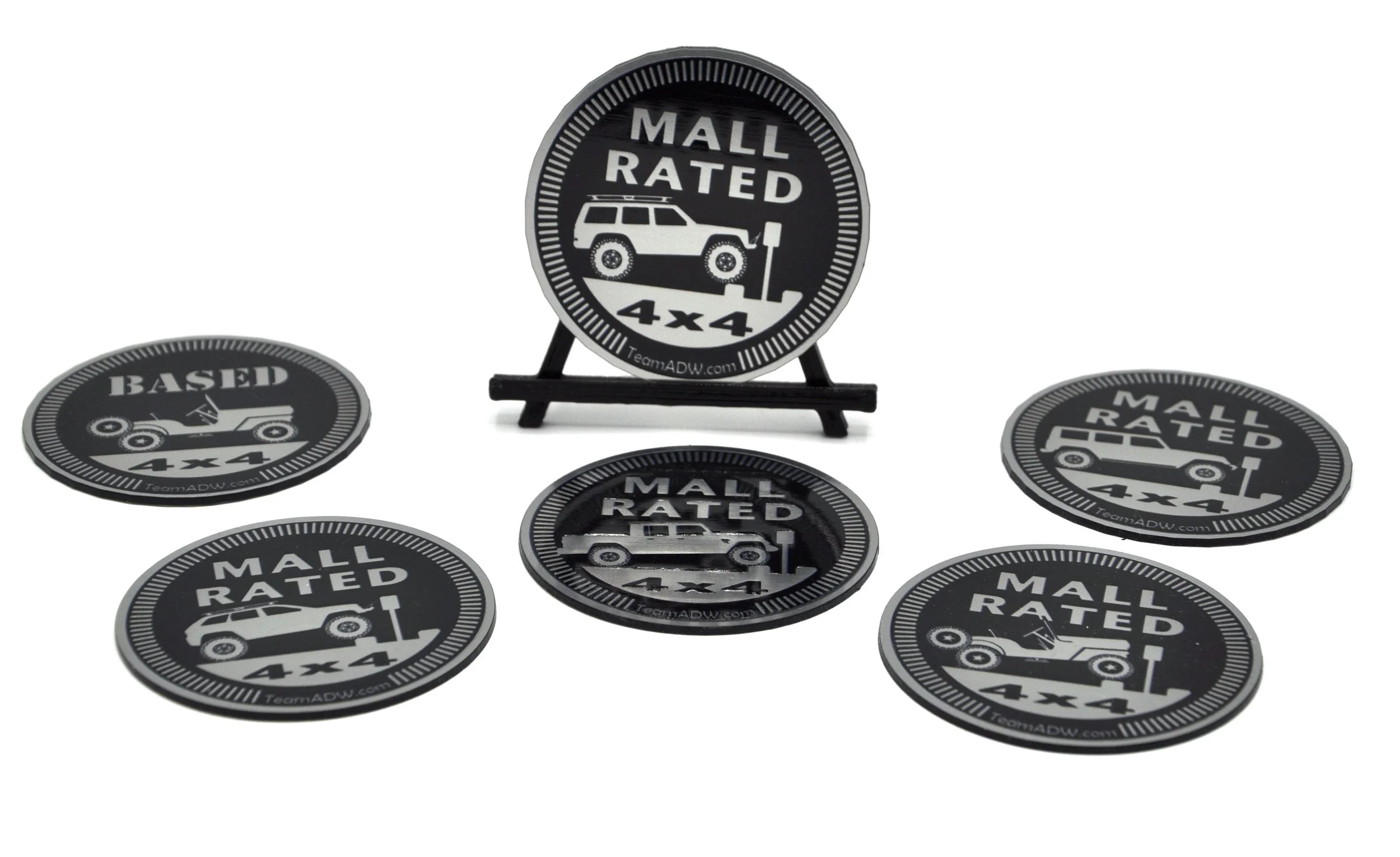 Mall Rated badges for Cybertruck fans — Azzy's Design Works