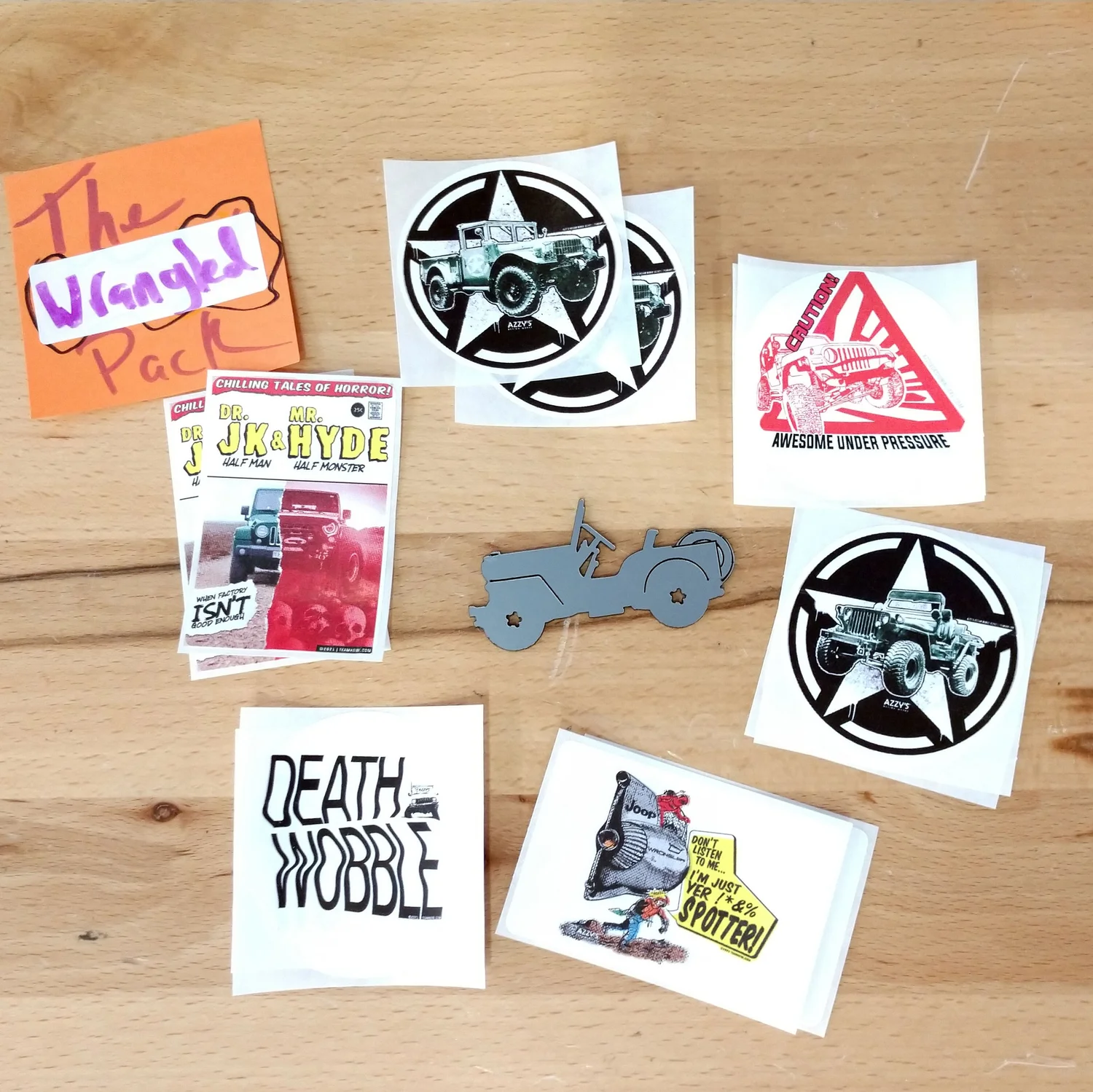 Awesome Under Pressure sticker with Jeep TJ — Azzy's Design Works