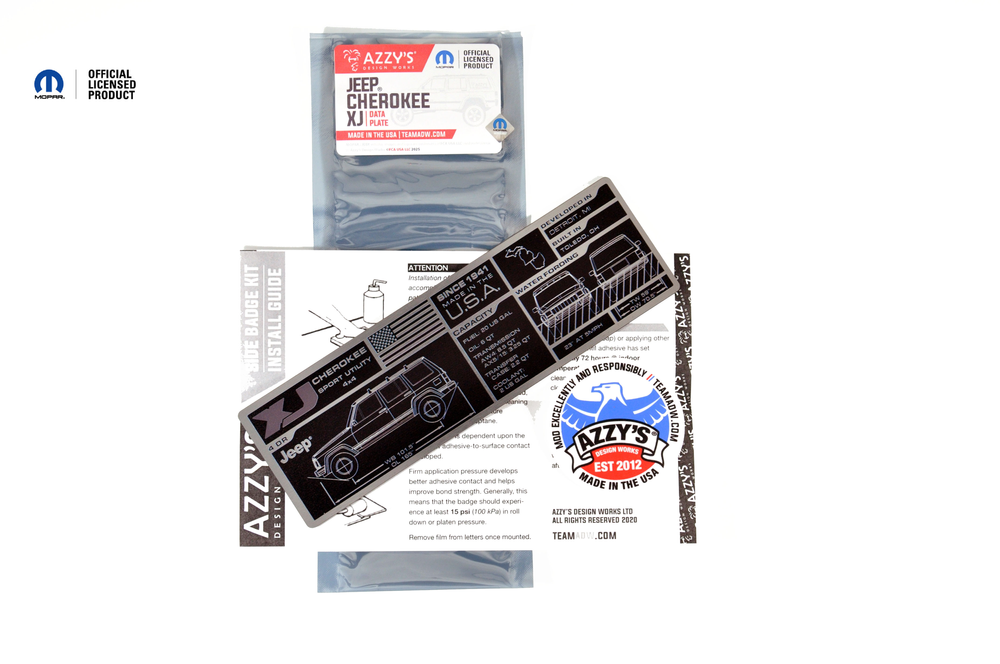 Gladiator JT -- Tailgate Lettering Kit — Azzy's Design Works