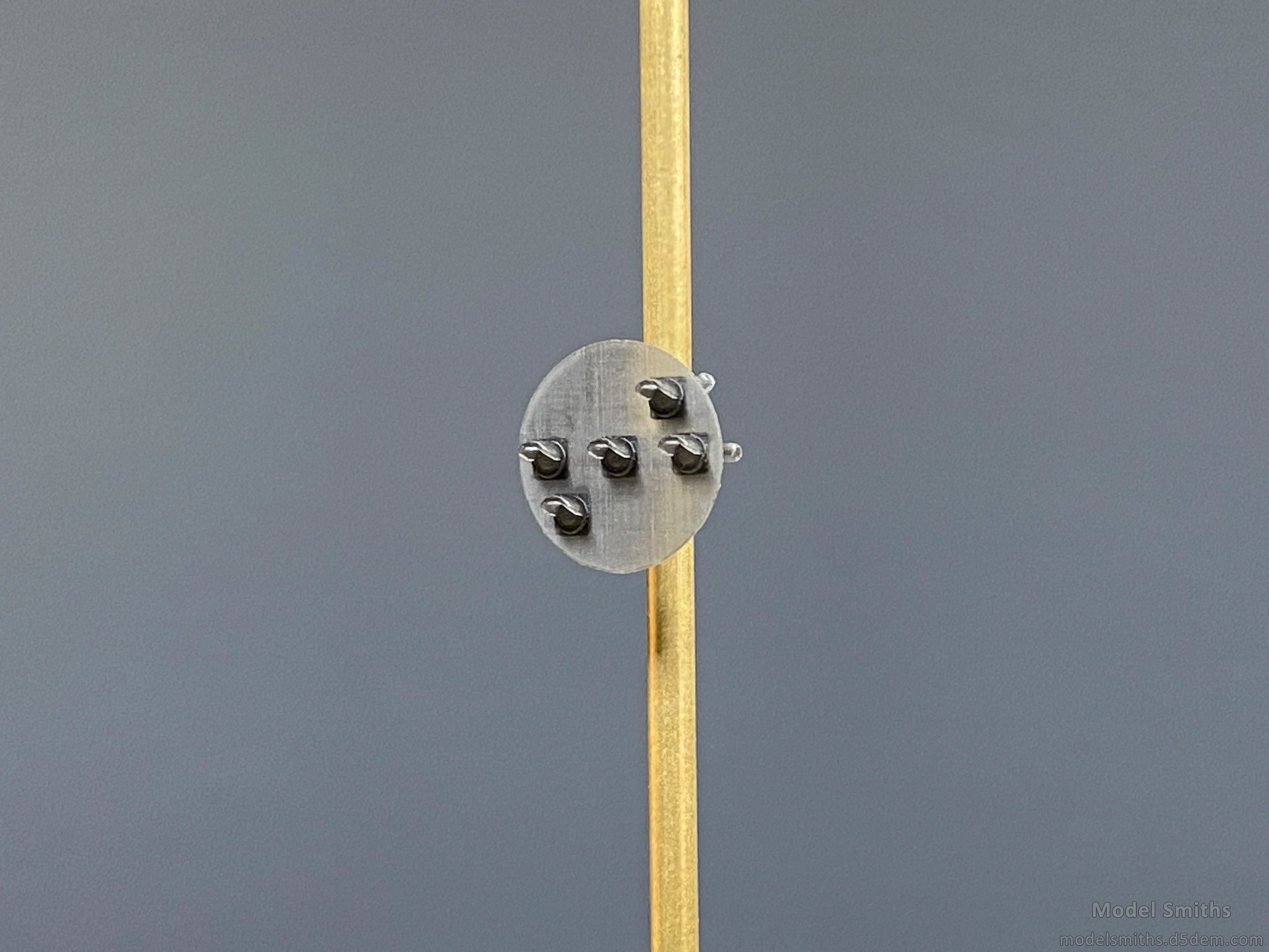HO Scale PL Signal Trackside Mast Kit — D5 DEM Model Smiths