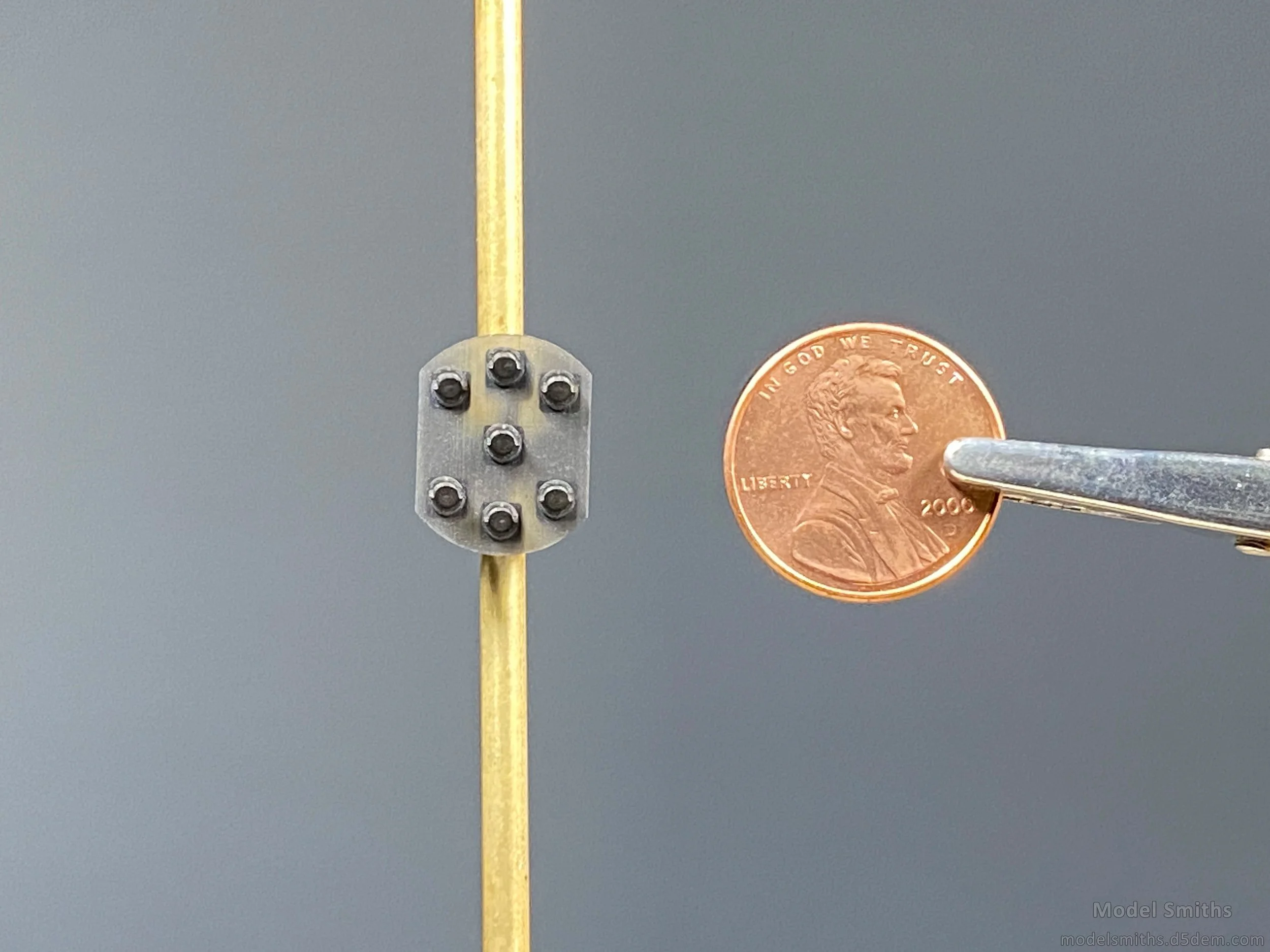 HO Scale PL Signal Trackside Mast Kit — D5 DEM Model Smiths