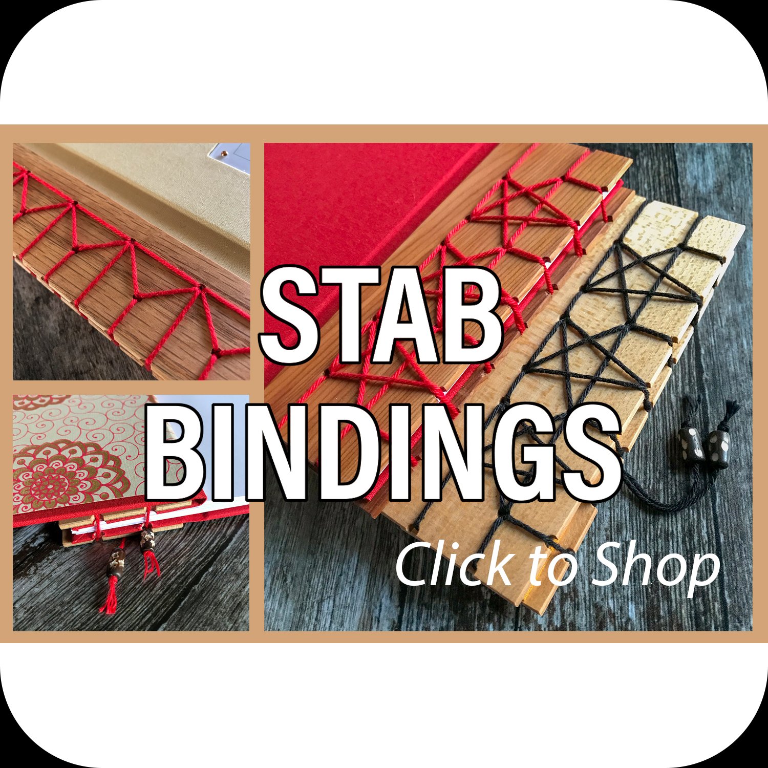 Handmade Journals, Notebooks, Clamshells and Slipcases