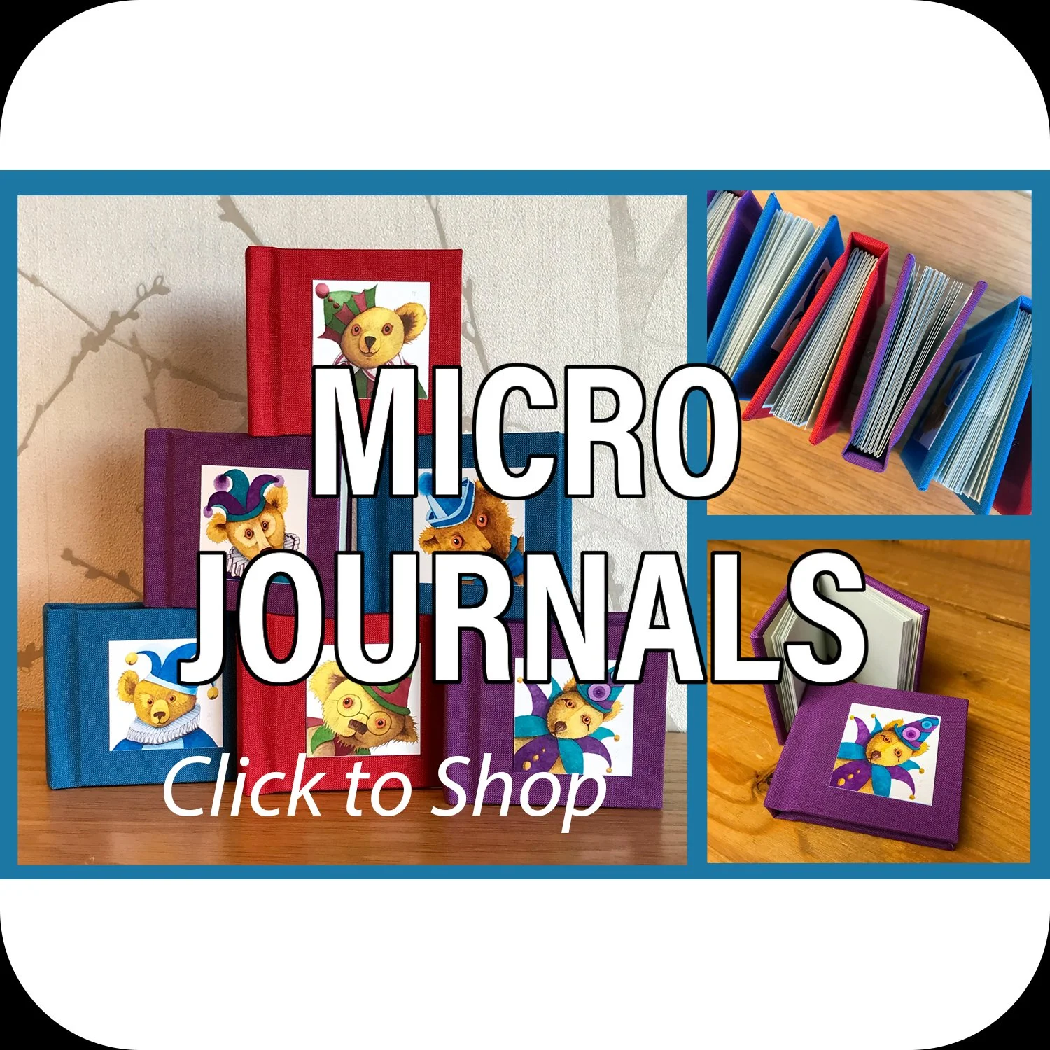 Handmade Journals, Notebooks, Clamshells and Slipcases