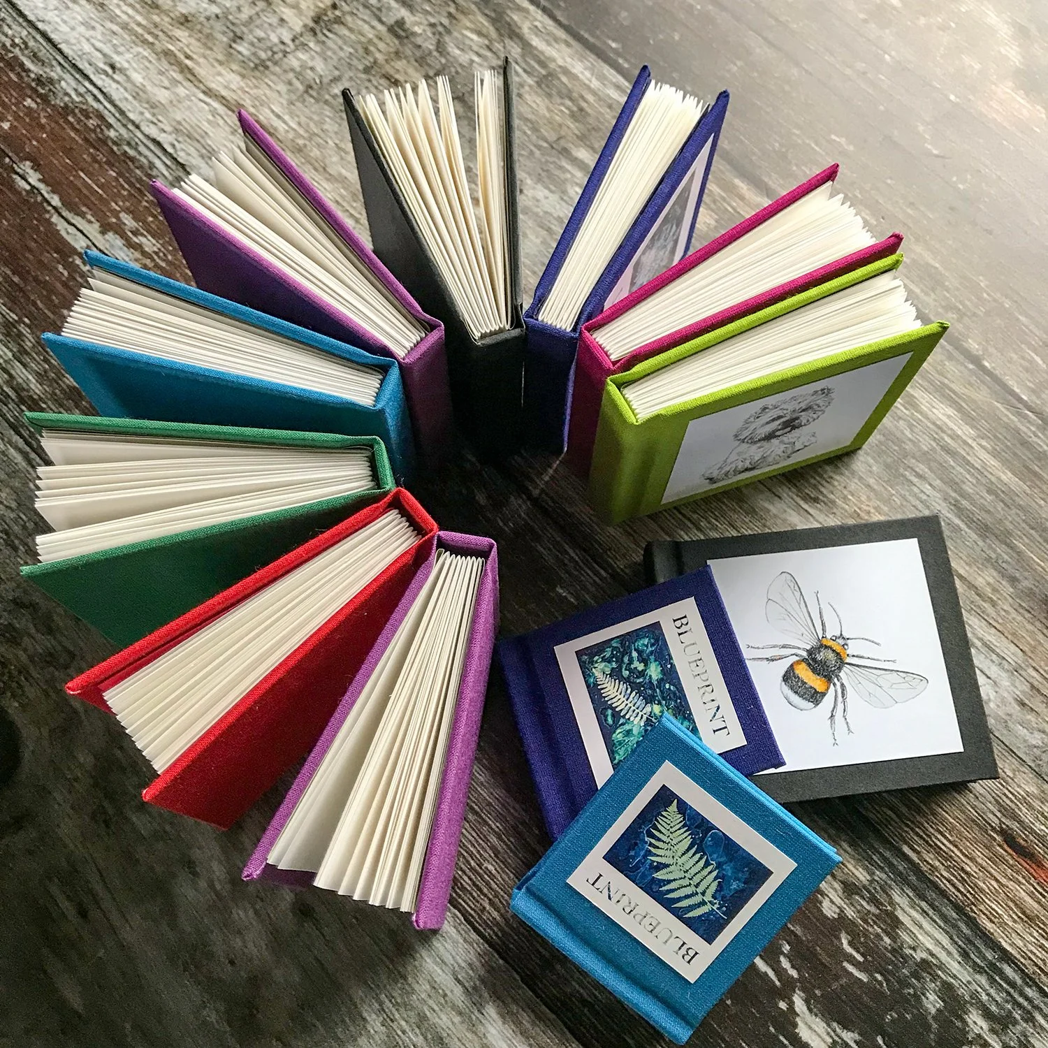 Handmade Journals, Notebooks, Clamshells and Slipcases