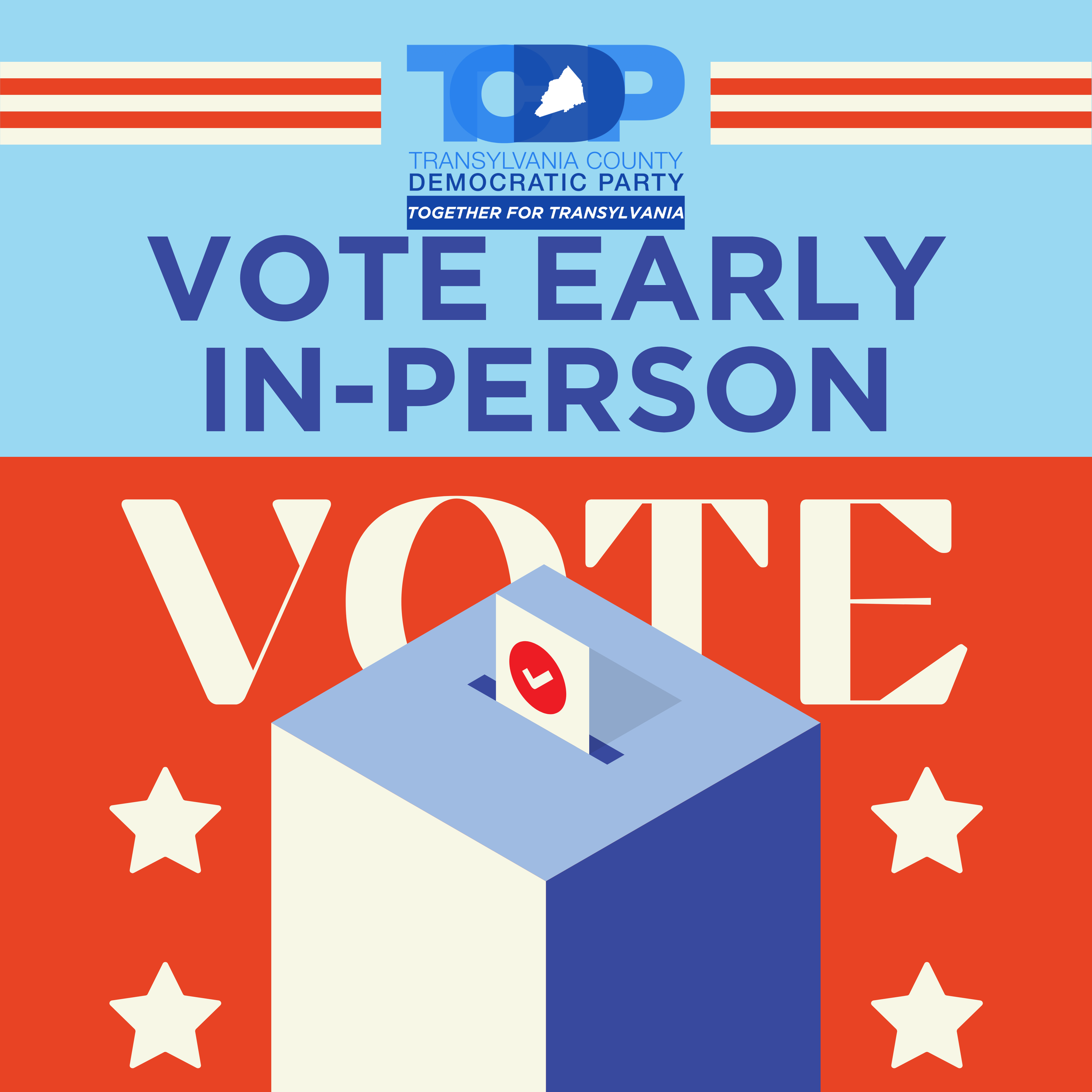 Early Voting - Primary Election — Transylvania County, NC, Democratic ...