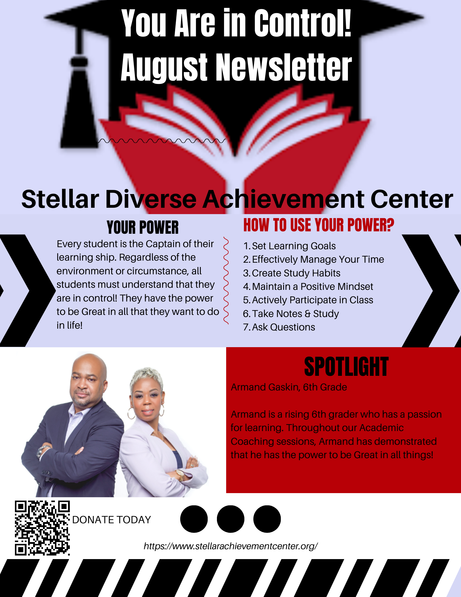 You are in control — Stellar Achievement