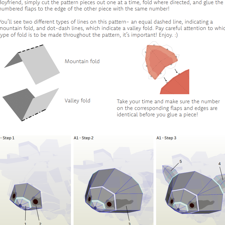 capybara papercraft pattern — Sneepsnorp3D