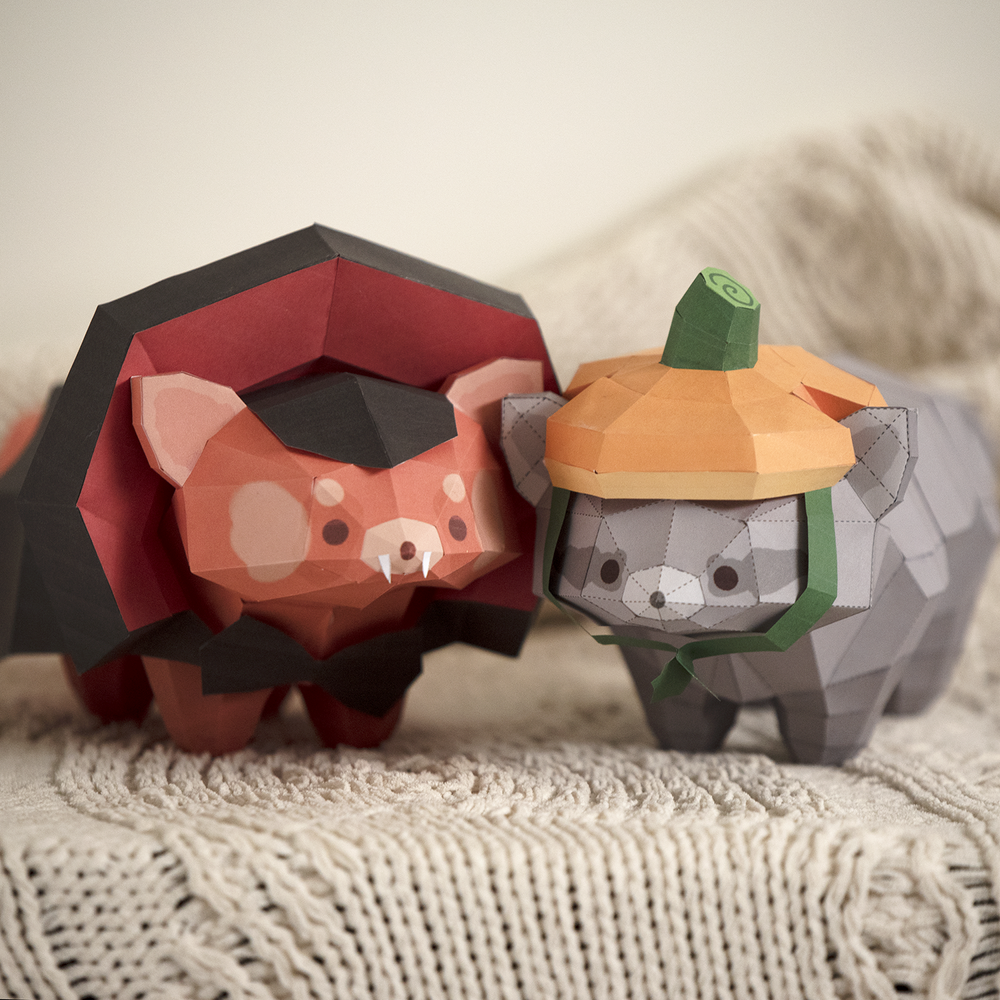 capybara papercraft pattern — Sneepsnorp3D