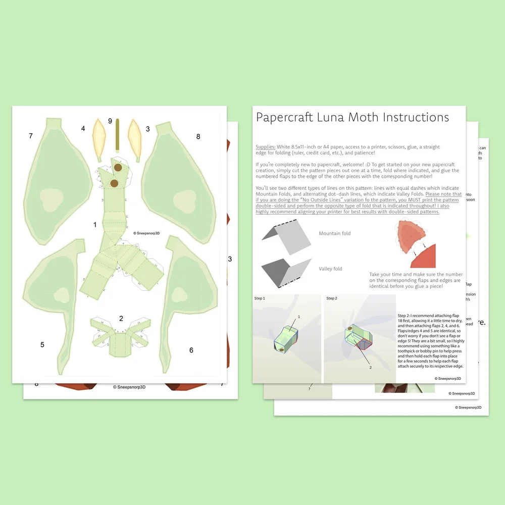 capybara papercraft pattern — Sneepsnorp3D