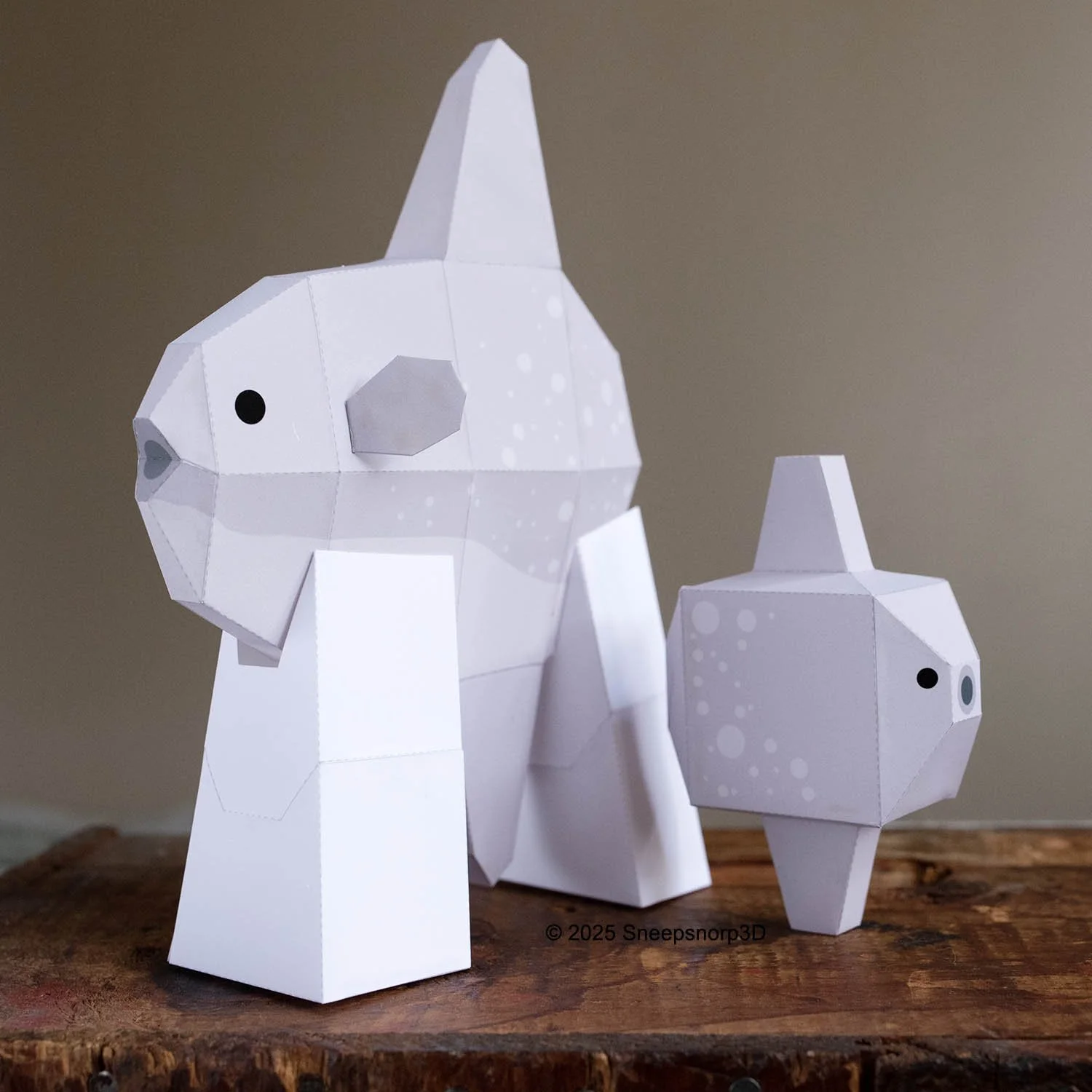 capybara papercraft pattern — Sneepsnorp3D