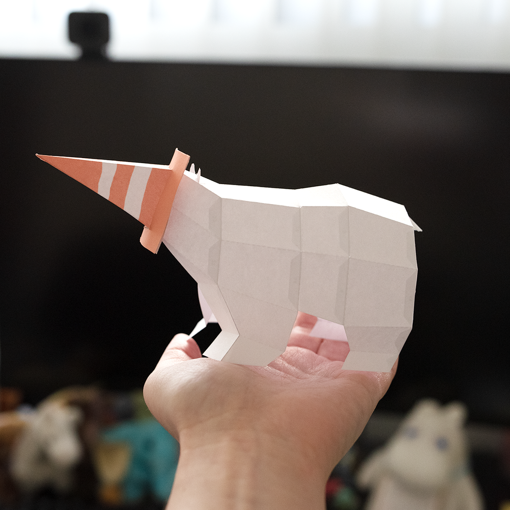 capybara papercraft pattern — Sneepsnorp3D