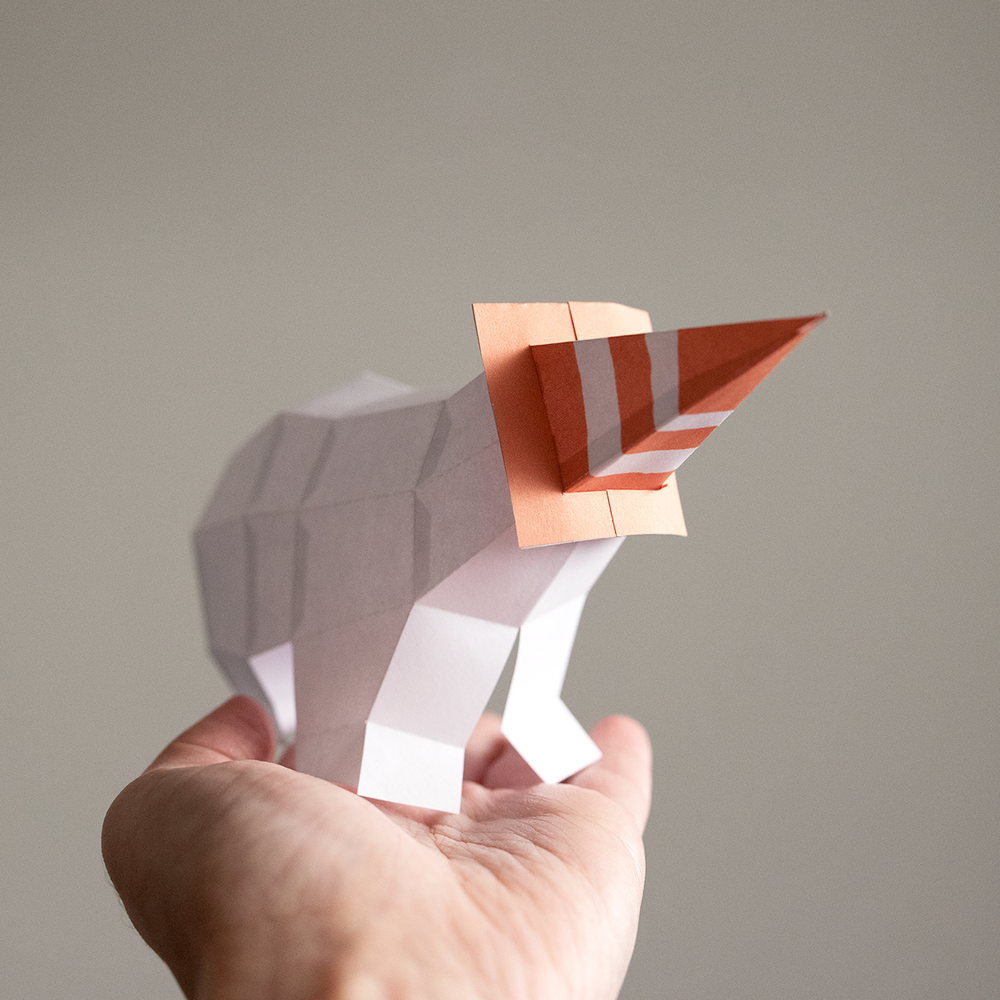 Giant Isopod Baker Papercraft Pattern — Sneepsnorp3D