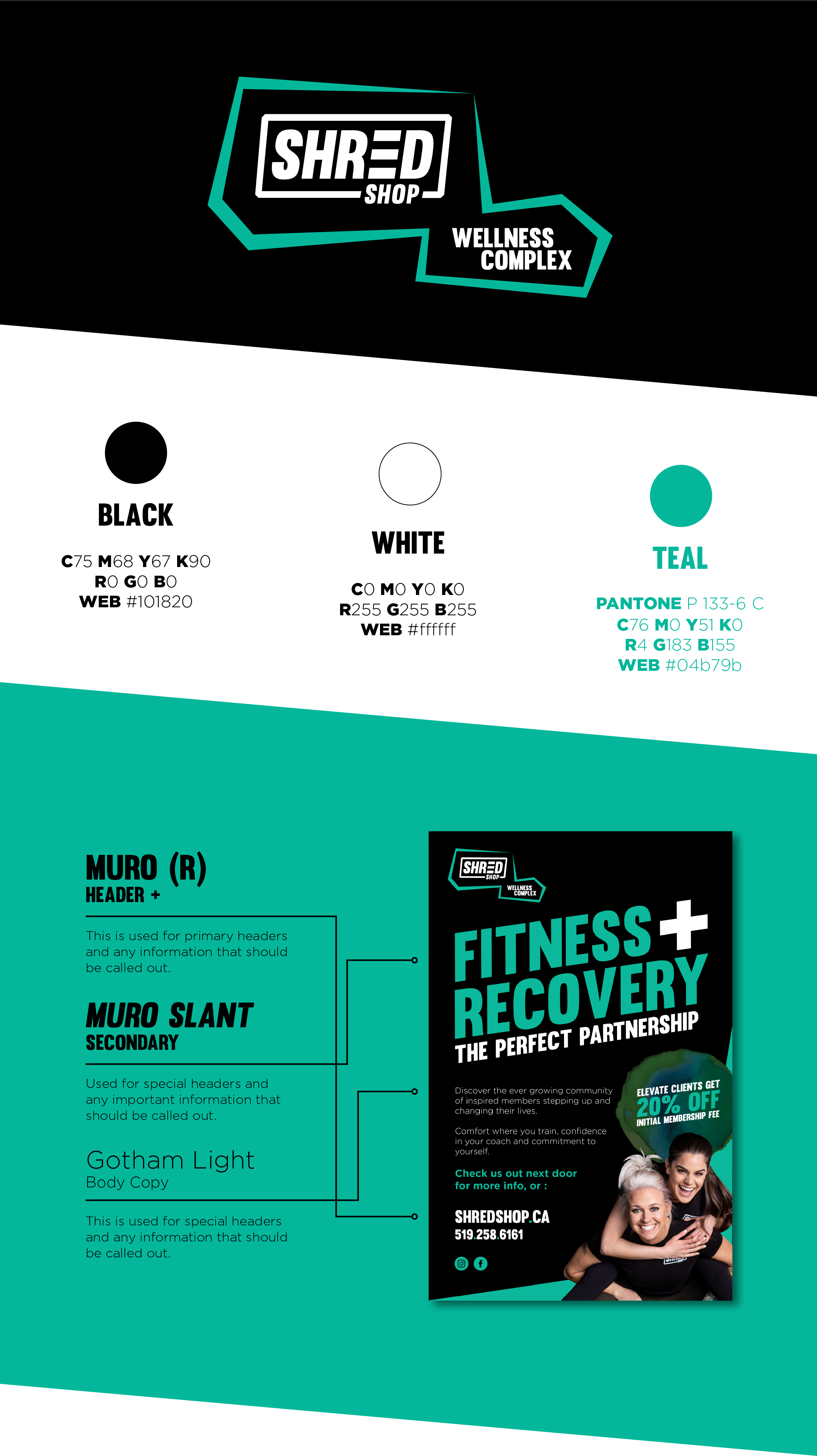 Shred Shop Wellness Complex — GIOGRAFIK | Branding & Graphic Design