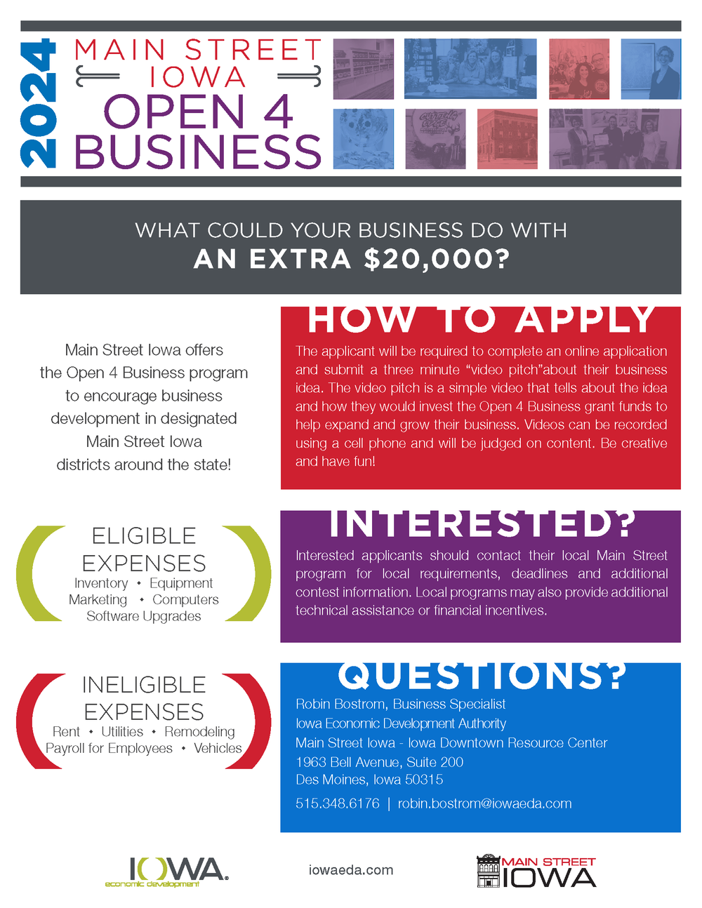 Open 4 Business Contest Now Open — Newton Main Street