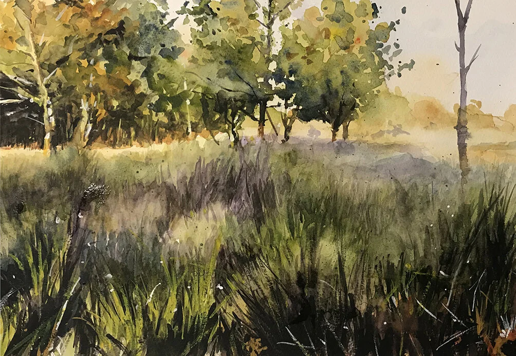 Chris Dye watercolour artist, Bristol UK