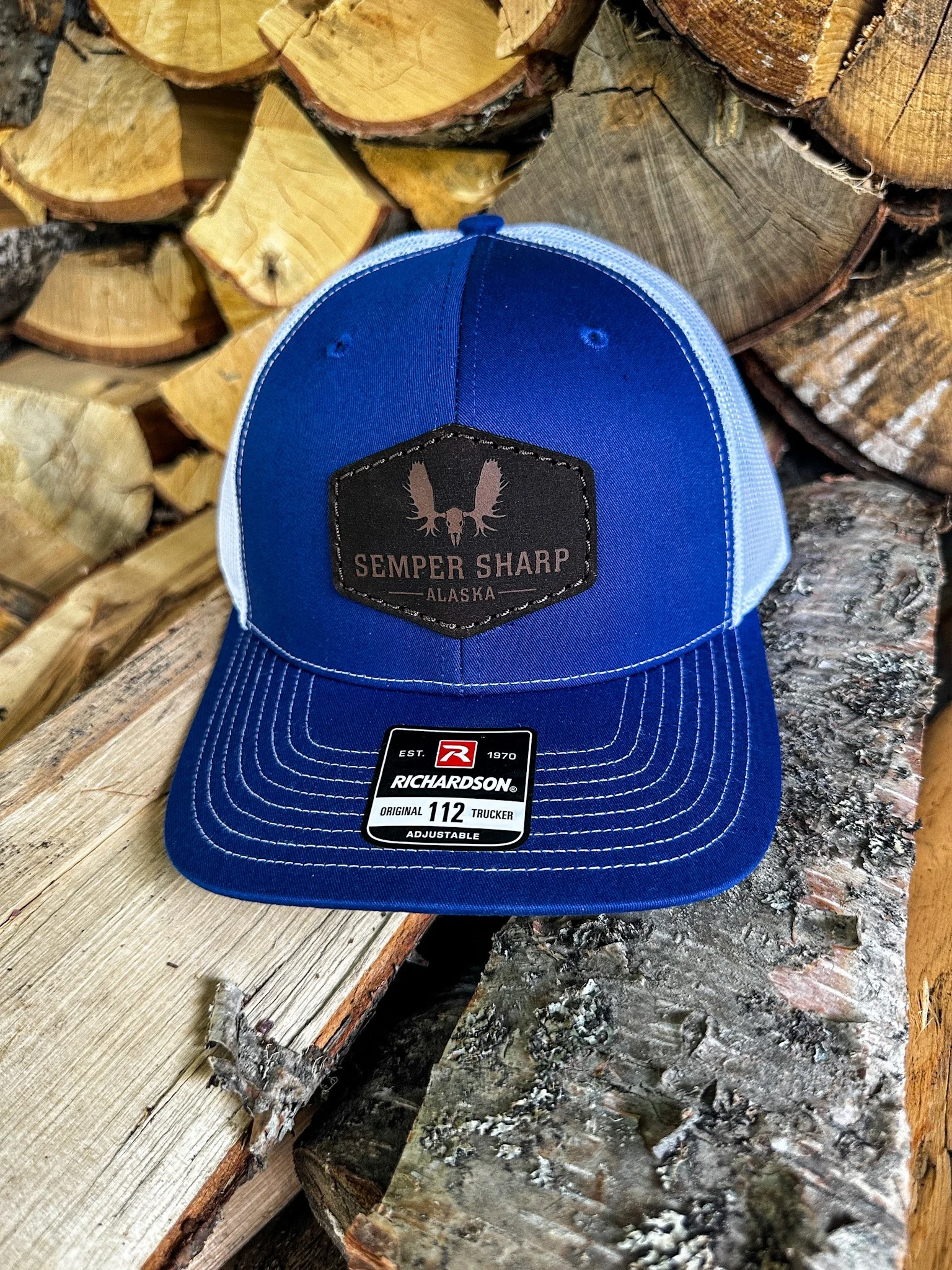 Semper Sharp Leather Patch Hat ONLY 1 LEFT — Semper Sharp LLC