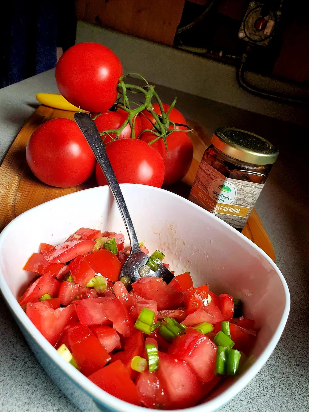 Salade de tomates par ma soeur Danielle Fortin — Saveur nature Charlevoix
