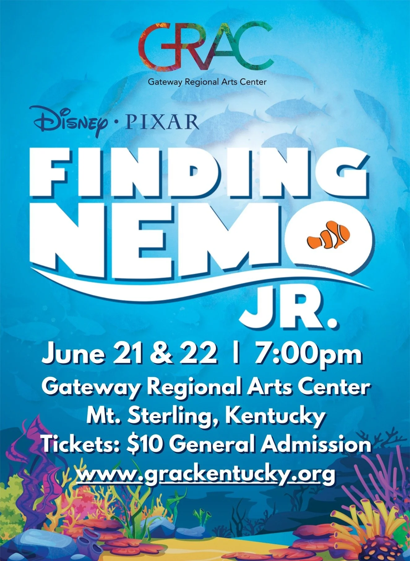 Finding Nemo Jr. — Gateway Regional Arts Center