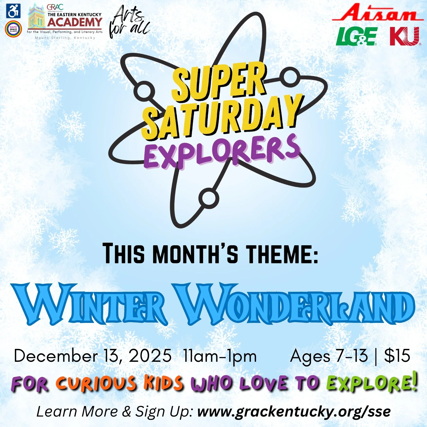 Super Saturday Explorers: Winter Wonderland — Gateway Regional Arts Center