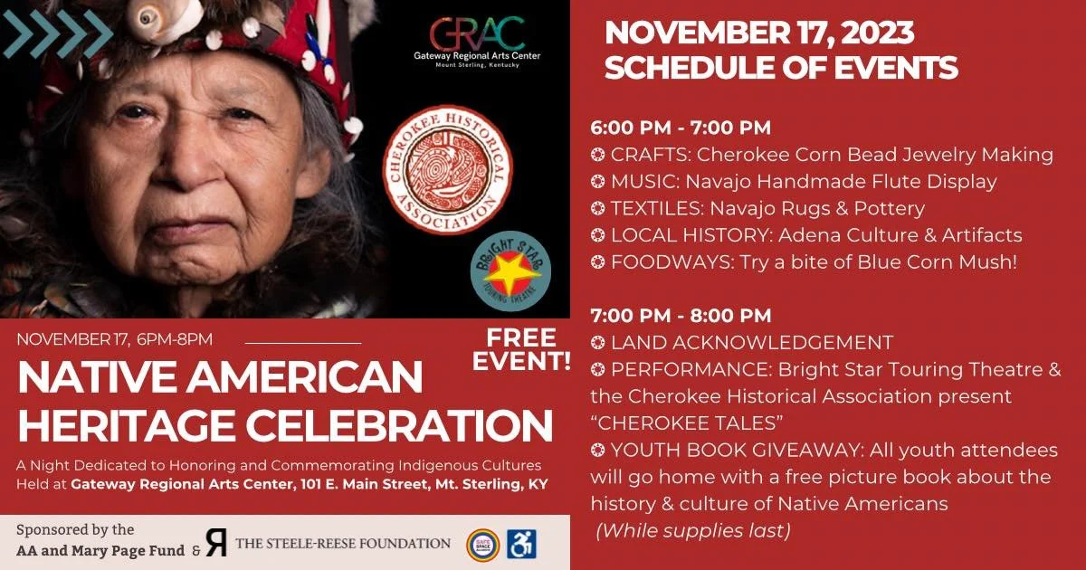 Native American Heritage Celebration — Gateway Regional Arts Center