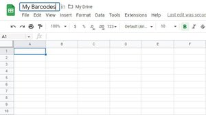 How to Make Your Own Barcodes in Google Sheets — BarcodeFactory Blog