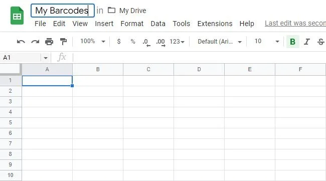 How to Make Your Own Barcodes in Google Sheets — BarcodeFactory Blog