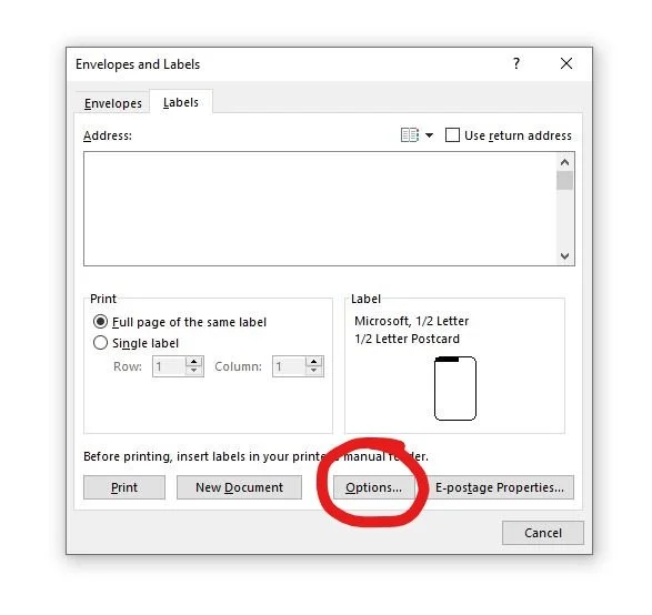 How To Create Your Own Label Template In Microsoft Word