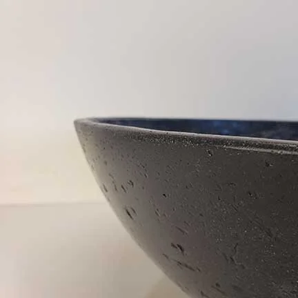 Rosetta Bowl in concrete — Esco Design Lab