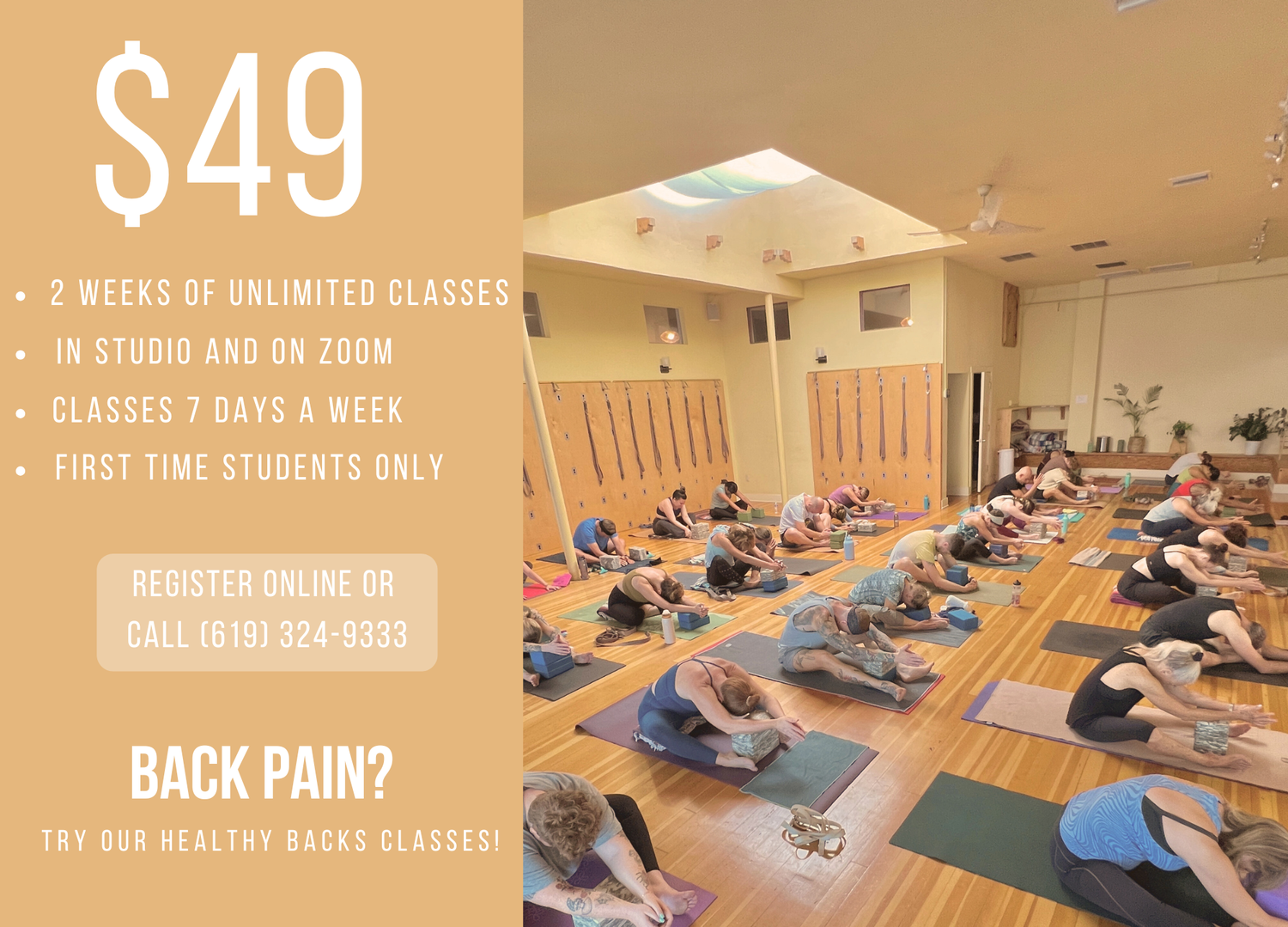 San Diego yoga studio by South Park Yoga