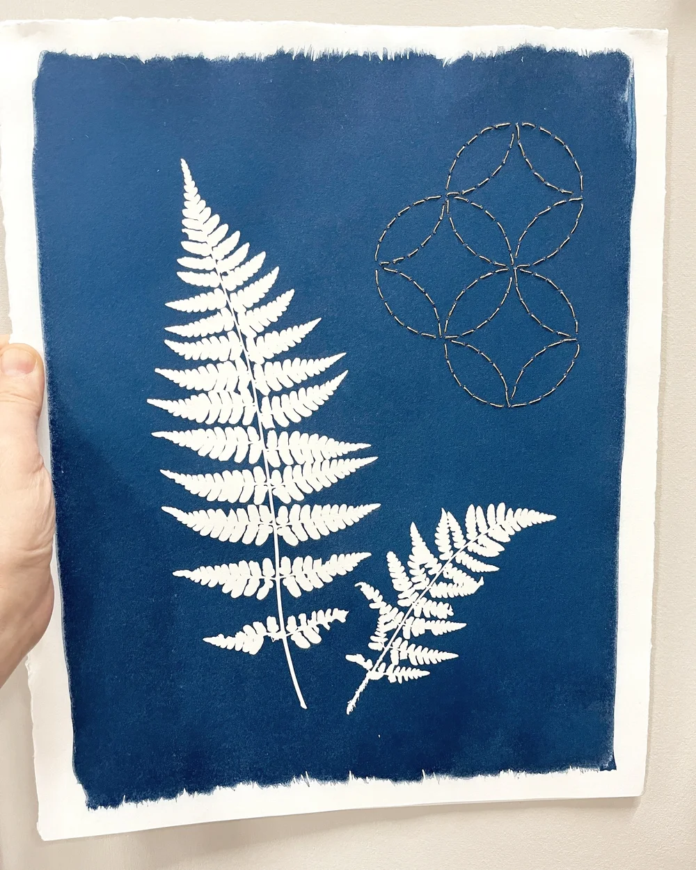 Cyanotype Embroidery: A Meditative Practice — Blue Ridge Botanic