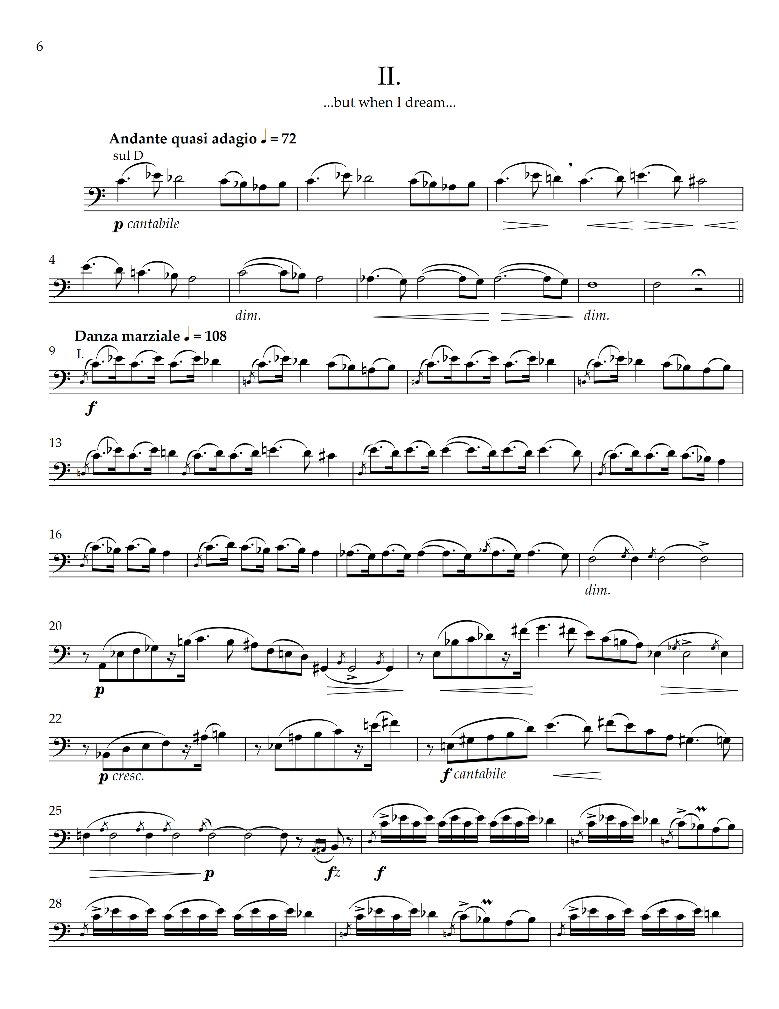 Three Stanzas (solo cello) — Greg Schwaegler