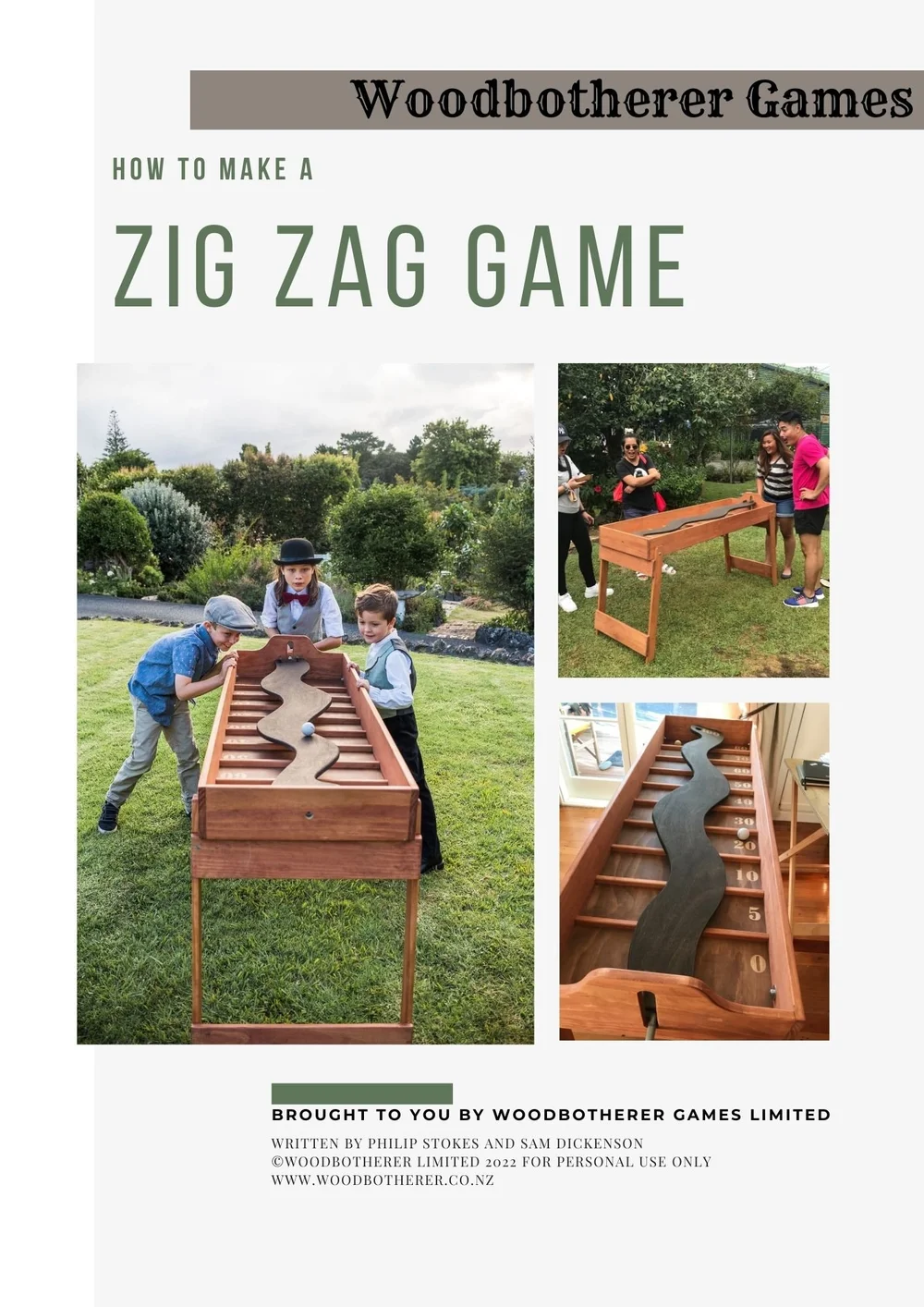 Zig Zag Game - Woodworking Plans — Woodbotherer Games