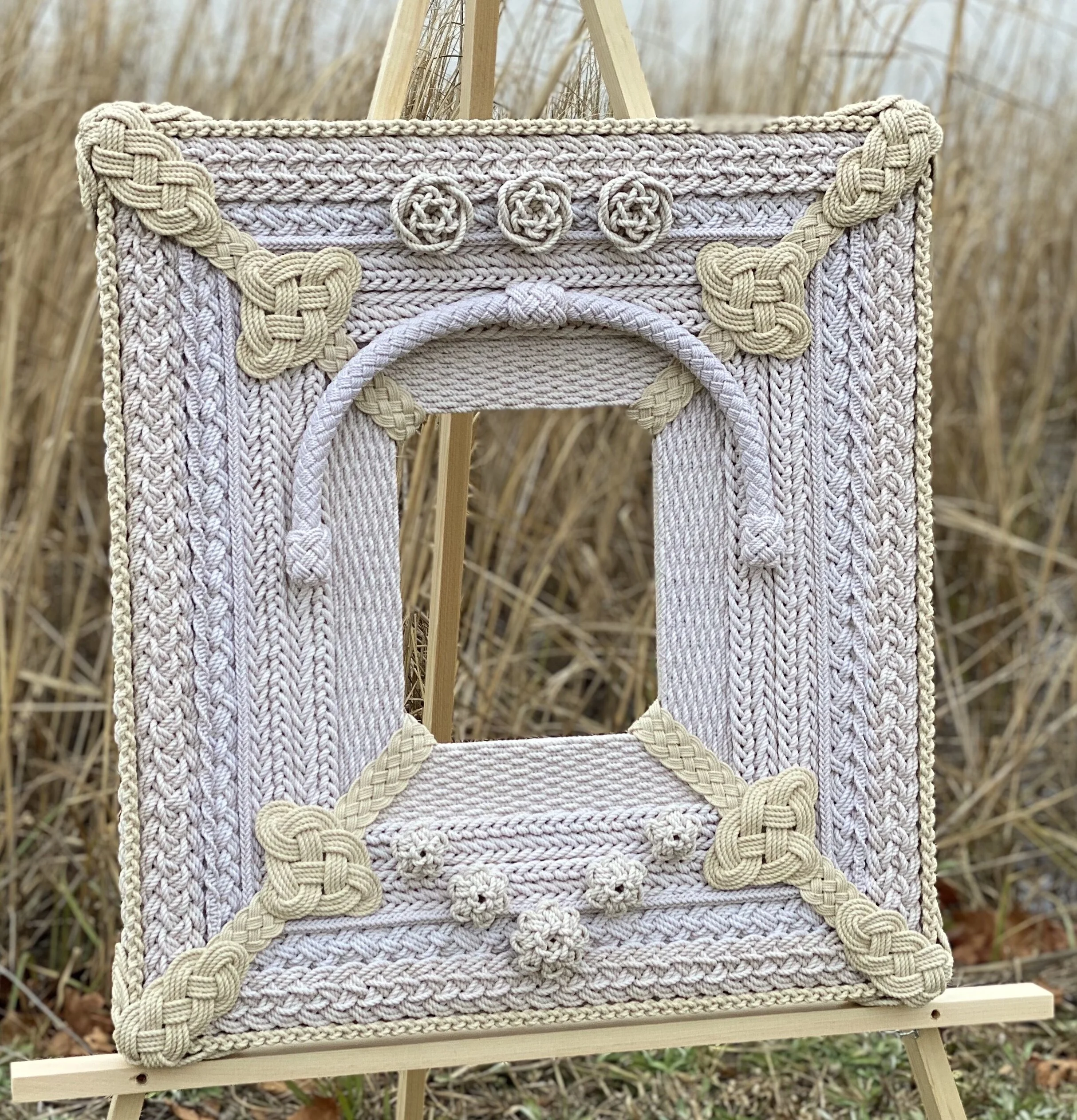 Sennit Picture Frames, Knotted Frames, Picture Frames, Knot Art ...