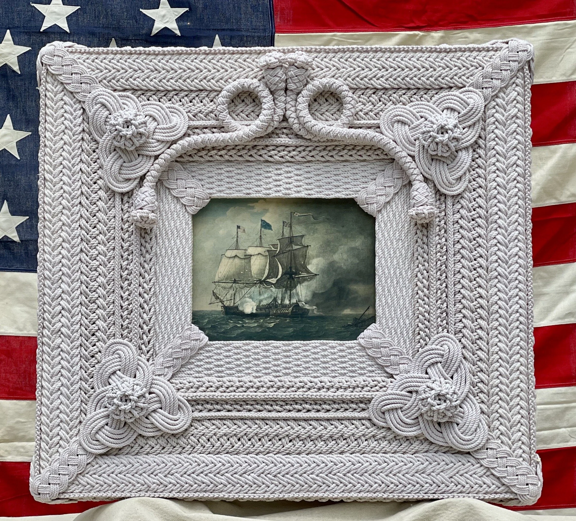 Sennit Picture Frames, Knotted Frames, Picture Frames, Knot Art ...