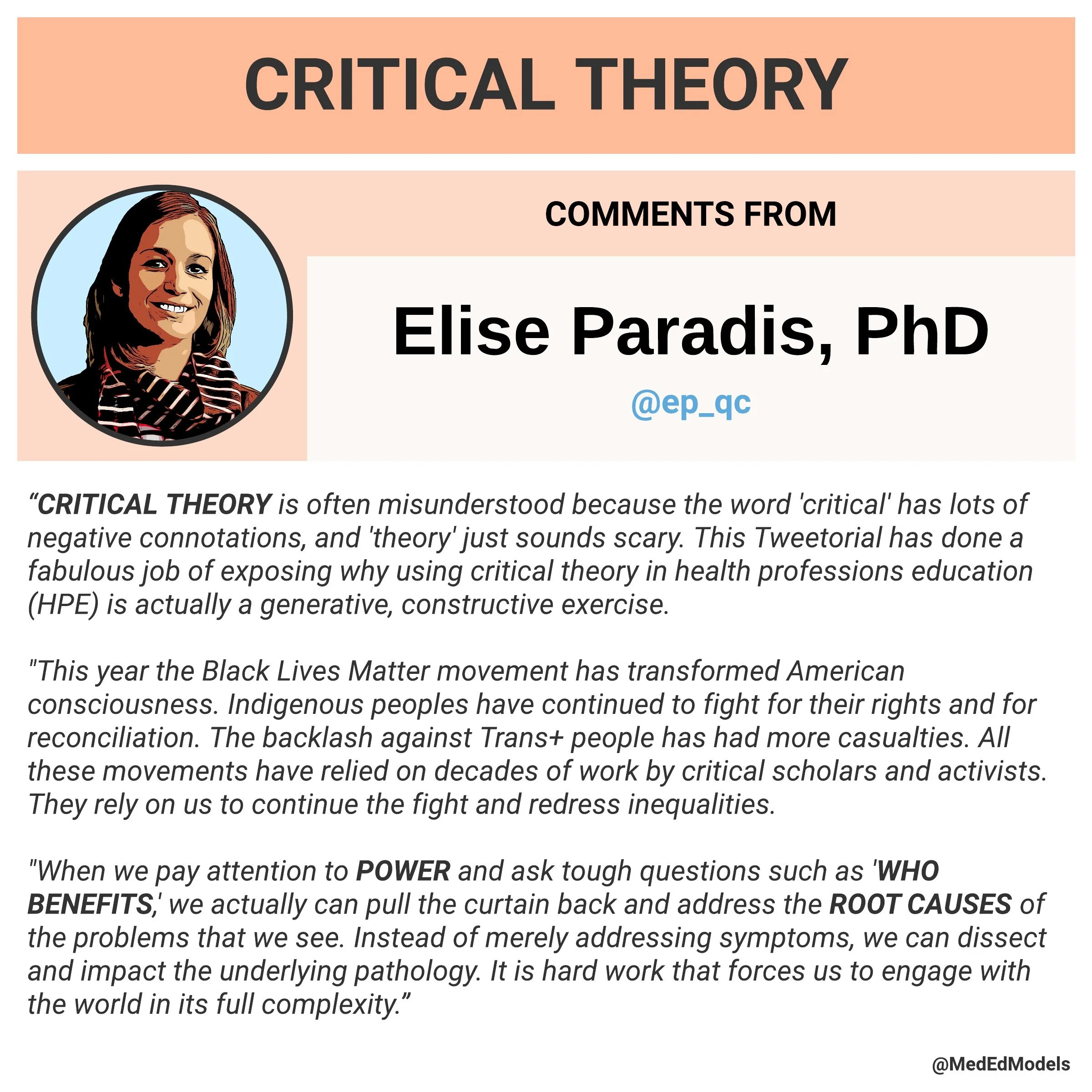 Critical Theory — MedEd Models