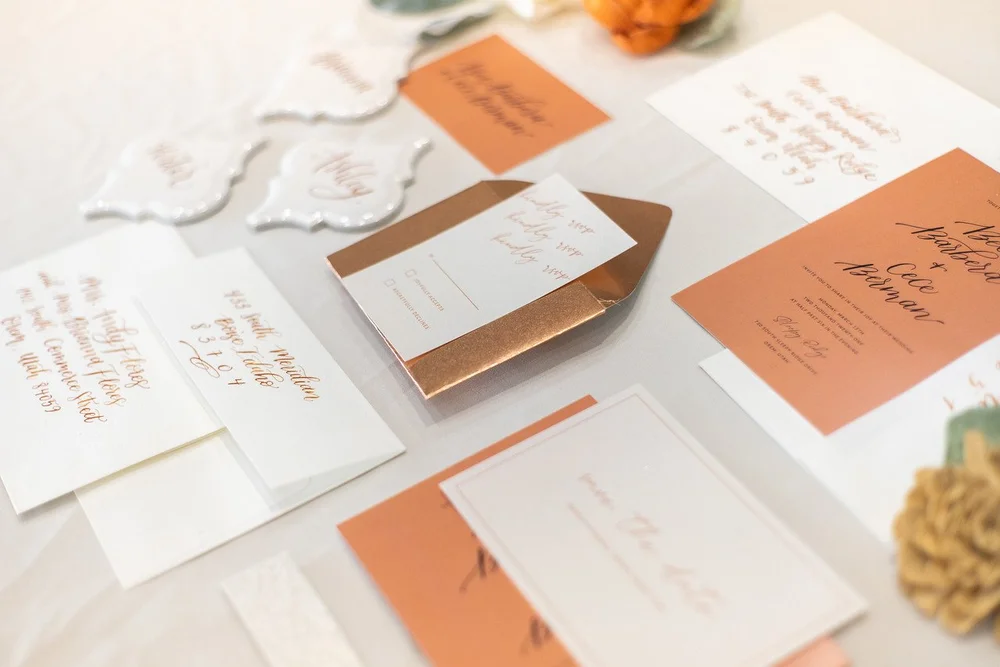 Elevate Your Wedding Invitations with Spot Calligraphy — Simply ...