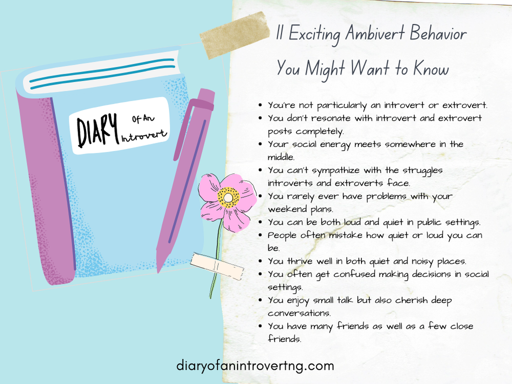 11 Exciting Ambivert Behavior You might Want to Know
