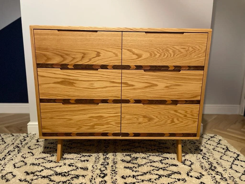 American Red Oak Chest of Drawers — Ploutis Koumi Woodworking