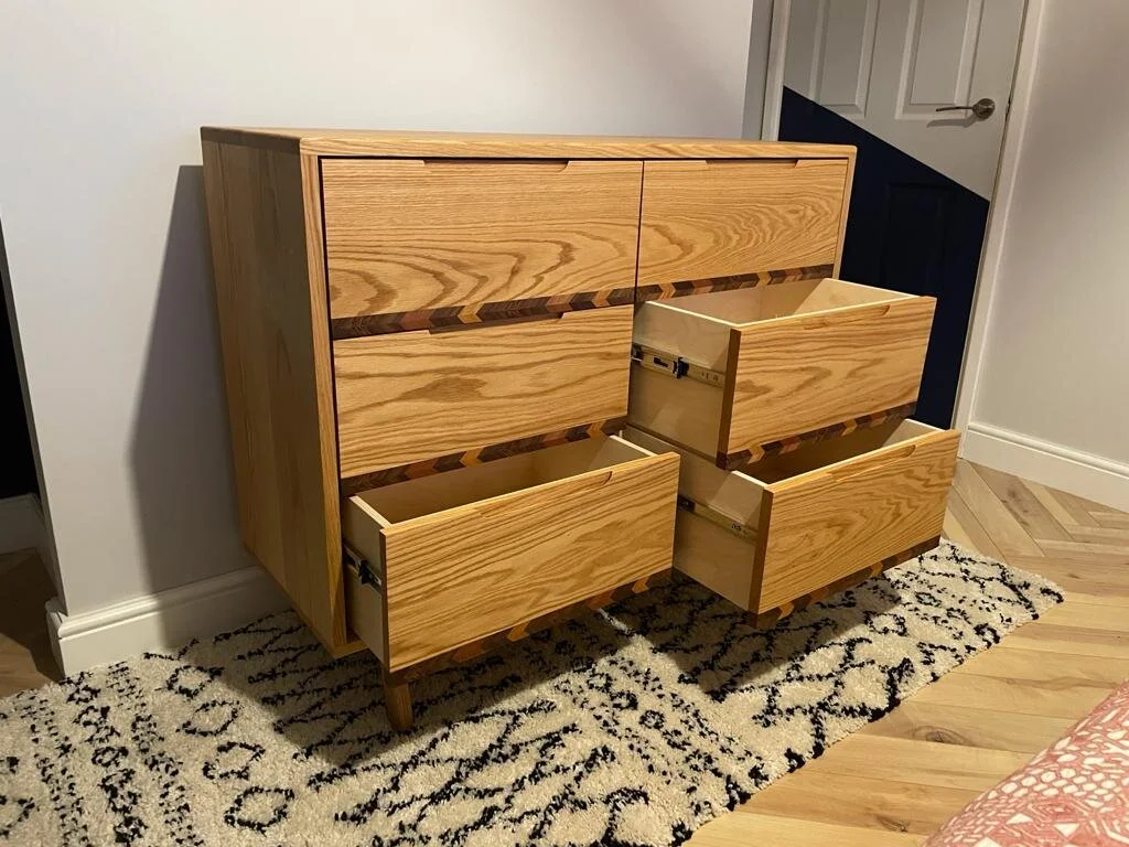 American Red Oak Chest of Drawers — Ploutis Koumi Woodworking