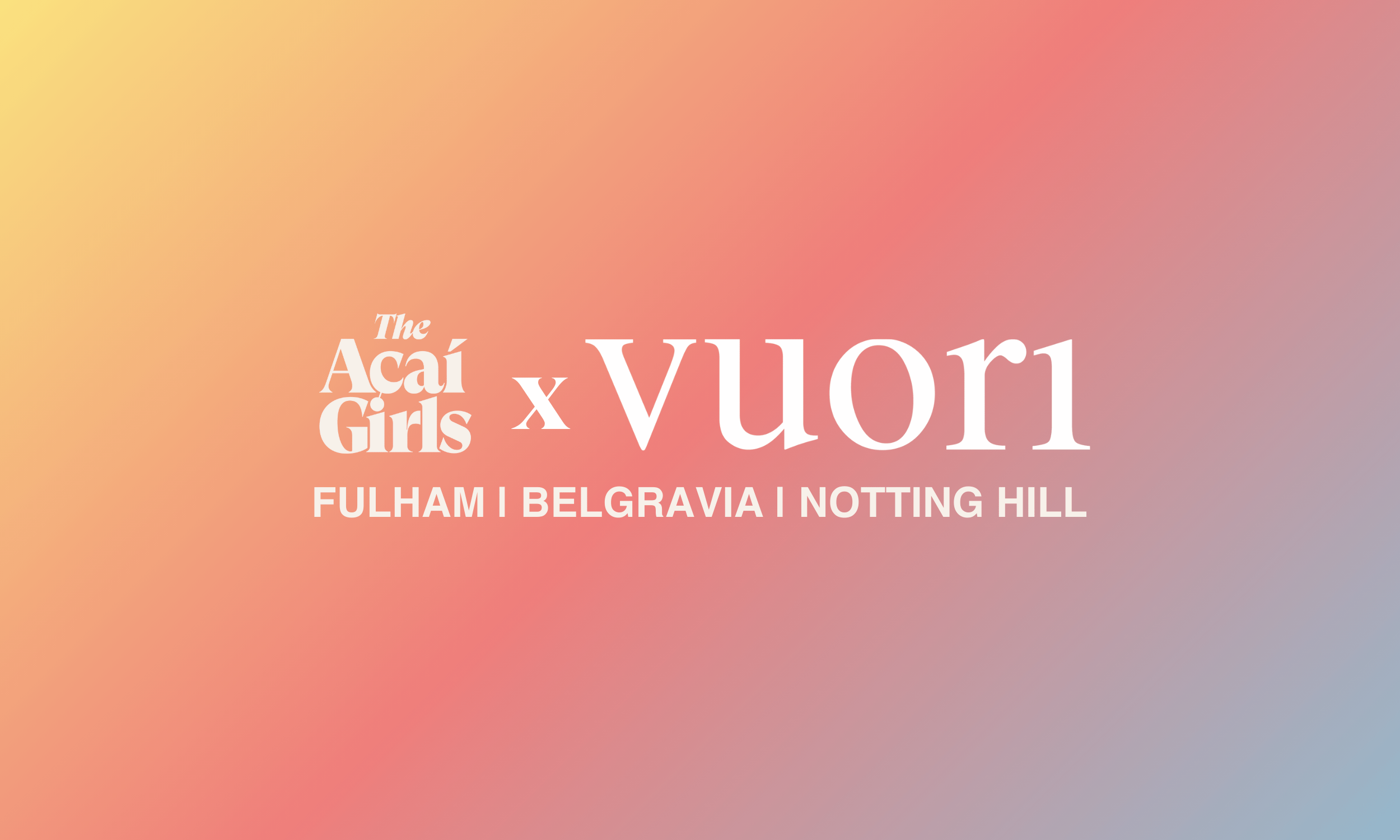 Acai Girls x Vuori Run Club — The Açaí Girls